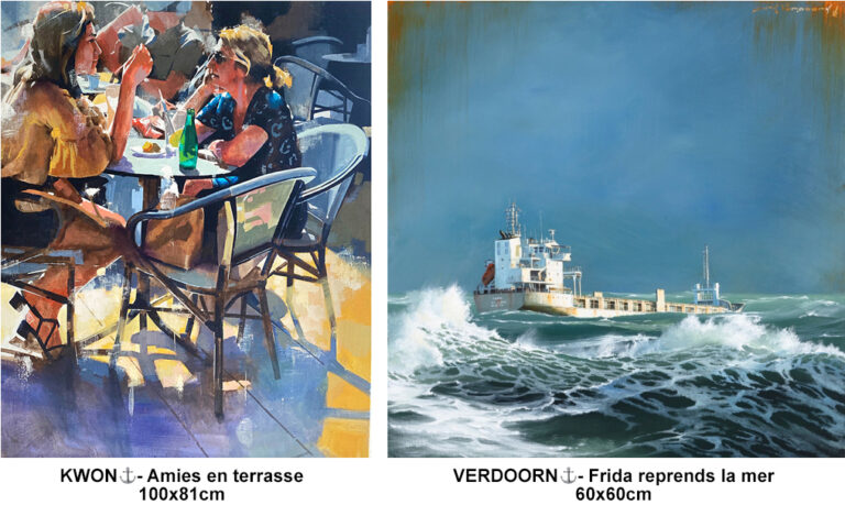 Les Peintres Officiels de la Marine | Dirk Verdoorn et Young-Man Kwon à ...